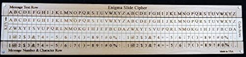 Enigma Slide Cipher - Linear Rule Cipher with Numbers & Characters in ...