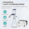 LABFISH Lab Vacuum Pump Portable Oilless Diaphragm Vacuum Filtration ...