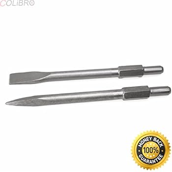 TR Industrial TR89101 Point and Flat Concrete Chisels for Electric ...