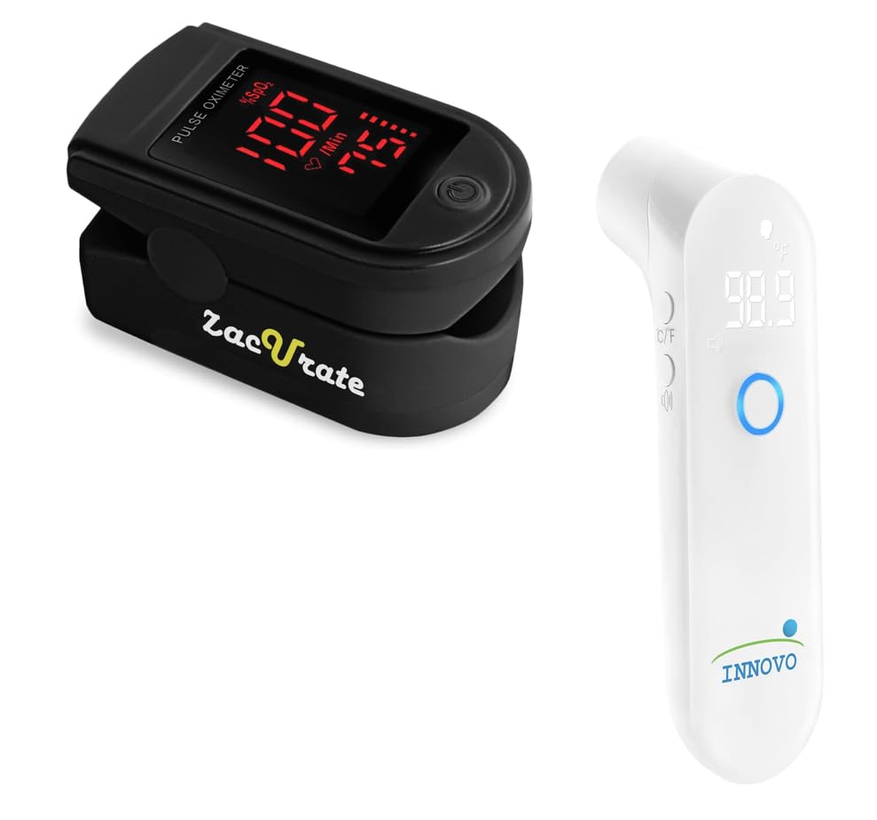Mua Pro Series 500DL Fingertip Pulse Oximeter and Touchless Forehead ...