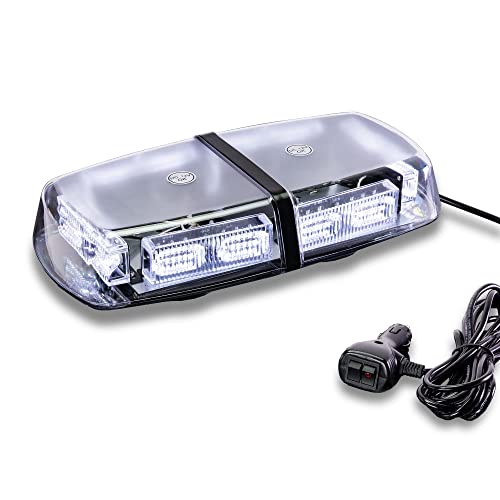 12" 36W White LED Emergency Flashing Mini Light Bar - Waterproof ...