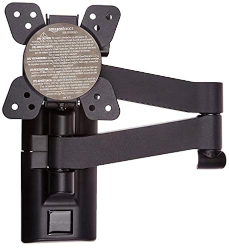 Amazon Basics Full Motion Articulating-Arm TV Wall Mount for 12 to 39 ...