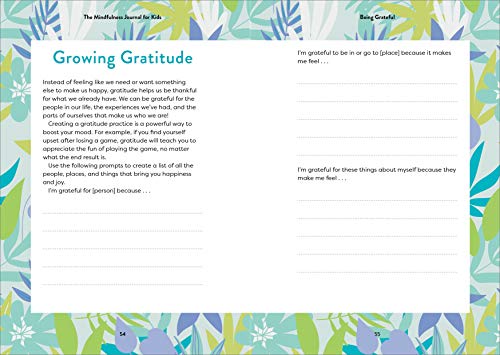 The Mindfulness Journal for Kids: Guided Writing Prompts to Help You ...