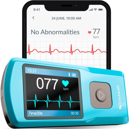 GuatemalaDigital.com - Producto: SonoHealth Portable EKG Heart Rate Monitor | Wireless Handheld ...