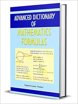 Buy Advanced Dictionary of Mathematics Formulas Book Online at Low ...