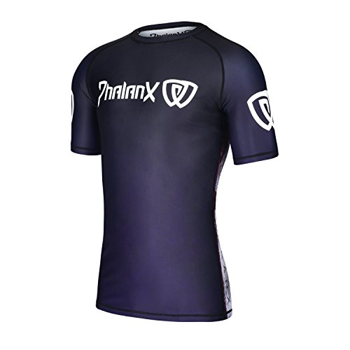 Buy Phalanx Mens Guard for BJJ Jiu Jitsu, Antimicrobial Short Sleeve ...