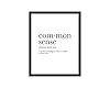 Amazon.com: Common Sense definition - Unframed art print poster or ...