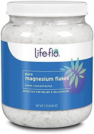 Life-Flo Pure Magnesium Flakes | Magnesium Chloride Brine from Zechstein Seabed | For Relaxing ...