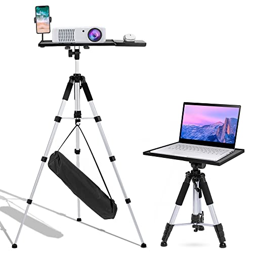 WinisKi Projector Tripod Stand Adjustable, Universal Laptop Floor Stand ...