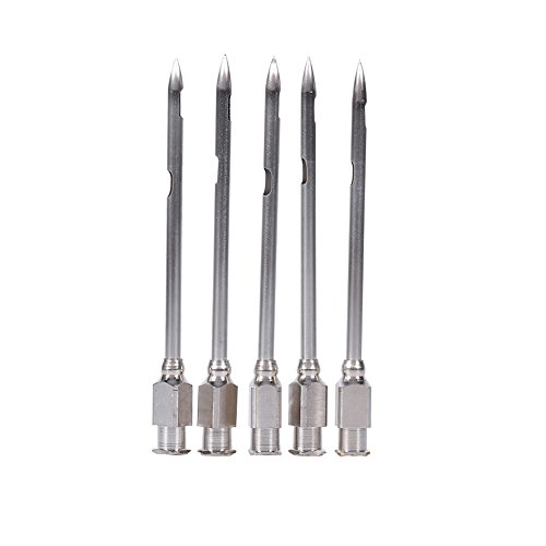 5PCS Meat Injector Needles, Professional Stainless Steel Meat Marinade ...