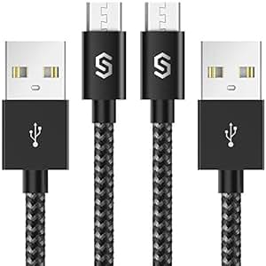Amazon.com: Micro USB Cable Android Charger - Syncwire [2-Pack 3.3 ft ...
