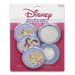 Amazon.com: Pack of 4 Disney Princess Mirror Compacts Make up Mirrors ...