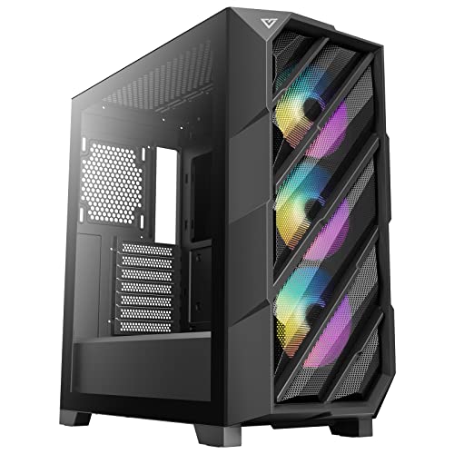 Antec DP503 ATX Mid Tower PC Case, Type-C Gen2, 3 x 120mm ARGB Fans ...
