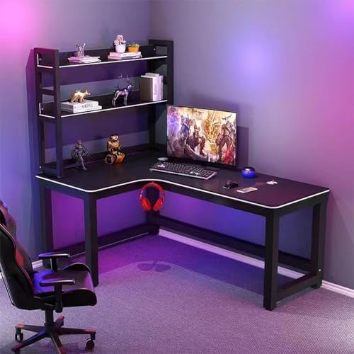 1ST Gaming Tables Dual Computer Desk Home Bedroom Office Gaming Table ...