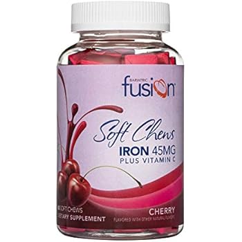 Amazon.com: Fusion- Iron Supplement- 65 mg Ferrous Fumarate - 65 mg ...