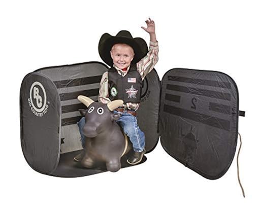 Big Country Toys Lil Bucker® & PBR Chute Combo - Kids Hopper Toy - Bull Riding Toy with Bull ...