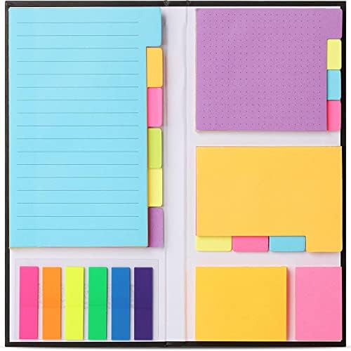 Sticky Notes Set, 410pcs Divider Sticky Notes Tabs, Divider Self-Stick ...