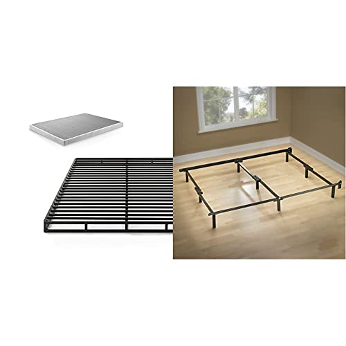 ZINUS Quick Lock Metal Box Spring / 4 Inch Mattress Foundation/Strong ...