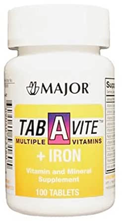 Amazon.com: Major Pharmaceuticals 700092 Tab-A-Vite Multiple Vitamin ...
