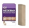 Mederma Large Medical Grade Silicone Scar Sheets; Improves The ...