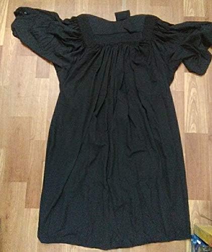 Buy International Unisex Silk Advocate Gown (Black, Medium) at Amazon.in