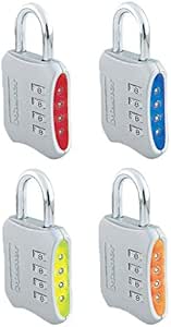 Amazon.com: Master Lock 653D Set-Your-Own-Combination 2-inch Padlock, 4 ...