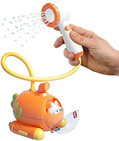 Lunobaby Baby Bath Shower Head - Portable Camping Shower Pump for ...