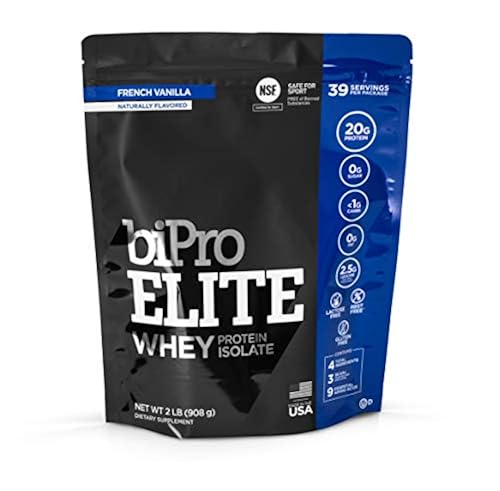 BiPro Elite 100% Whey Protein Powder Isolate for High-Intensity Fitness ...