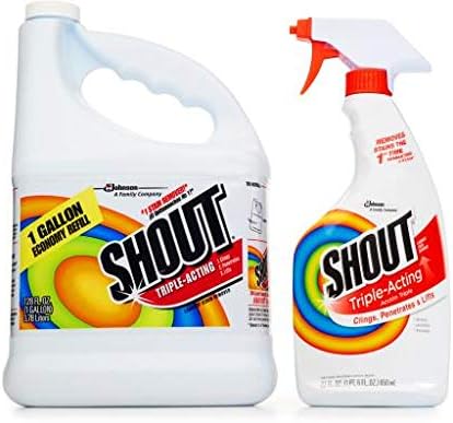 Amazon.com: Shout Triple Acting Laundry Stain Remover with 22 OZ ...