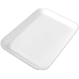 Amazon.com | CKF 2SW, #2S White Foam Meat Trays, Disposable Standard ...