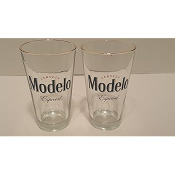 Amazon.com | Modelo Especial Pint Glass: Beer Glasses