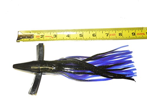 Saltwater fishing lure purple and black saltwater fishing bird teaser ...