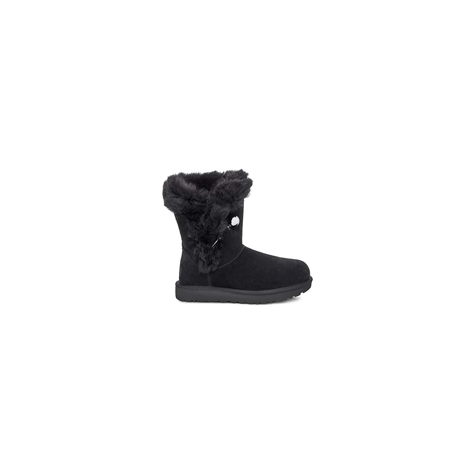 UGG Classic Fluff Pin Women's Boot 9 B(M) US Black | Pretty Boots and Shoes