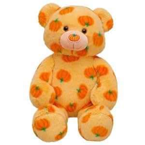 Amazon.com: Build a Bear Workshop, Pumpkin Pal Teddy Bear, 16 in.: Toys ...