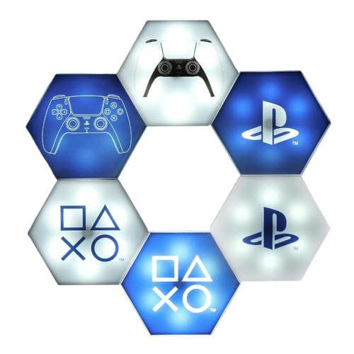 Paladone PlayStation Hexagon LED Lights - Officially Licensed ...