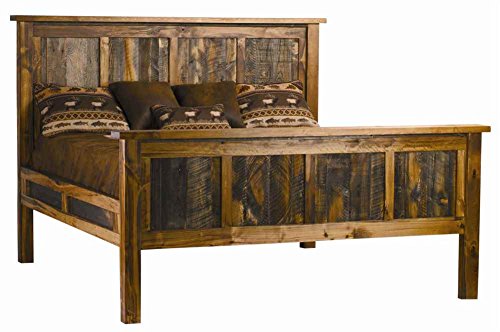 Amazon.com: MOUNTAIN WOODS FURNITURE Rustic Wood Panel Bed (Full ...