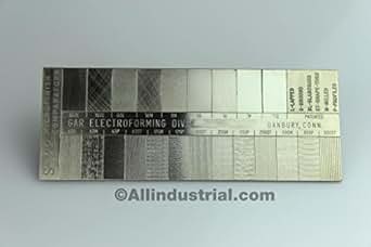 GAR S-22 22 Speciman Surface Roughness Comparator (AS9000 Compliant ...