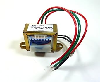 Power Transformer 12V-500mA: Amazon.com: Industrial & Scientific