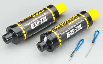 Aerotech E20-7W White Lightning 24mm Single Use Composite Model Rocket ...