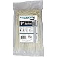Amazon.com: Kable Kontrol Heavy Duty Cable Zip Ties 100 Pcs 9 Inch, Natural White, 250 Lbs ...