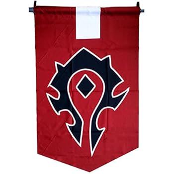 Amazon.com : Warcraft Flag | Horde Portrait | 3x5 Ft / 90x150 cm ...