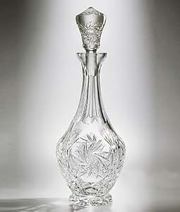 Amazon.com | Handcut crystal Wine Decanter - 1.5 pints - Pinwheel: Wine ...