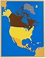Amazon.com: Montessori USA Puzzle Map w/ Control Maps: Toys & Games