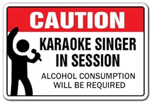 Amazon.com : KARAOKE SINGER IN SESSION Sign songs music singing bar ...