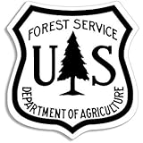 Amazon.com: Green US Forest Service Shield Logo Sticker (forestry decal ...