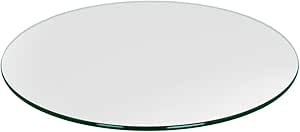 Amazon.com: 18" Inch Round Glass Table Top - Tempered - 3/8" Inch Thick ...