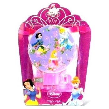 Disney Princess Night Light Purple Background Cinderella Belle Snow ...