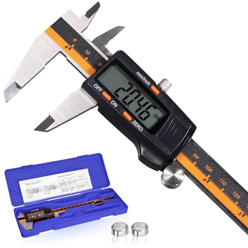 Spurtar Caliper 6 Inch Machinist Ruler, Stainless Steel Calipers ...