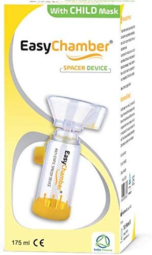 EasyChamber Anti-Static Spacer Device with Child Mask, Inhaler Chamber ...