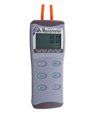 Digital Pressure Measuring Device Portable Differential Pressure Meter ...
